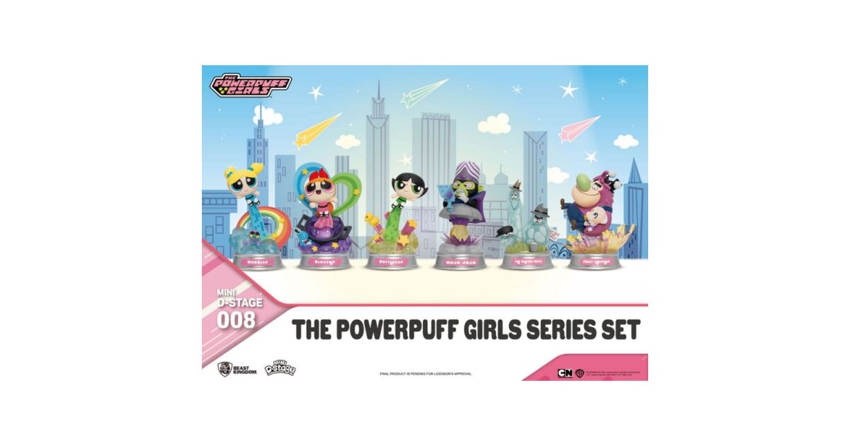 The Powerpuff Girls Mini Diorama Stage Statues The Powerpuff Girls ...