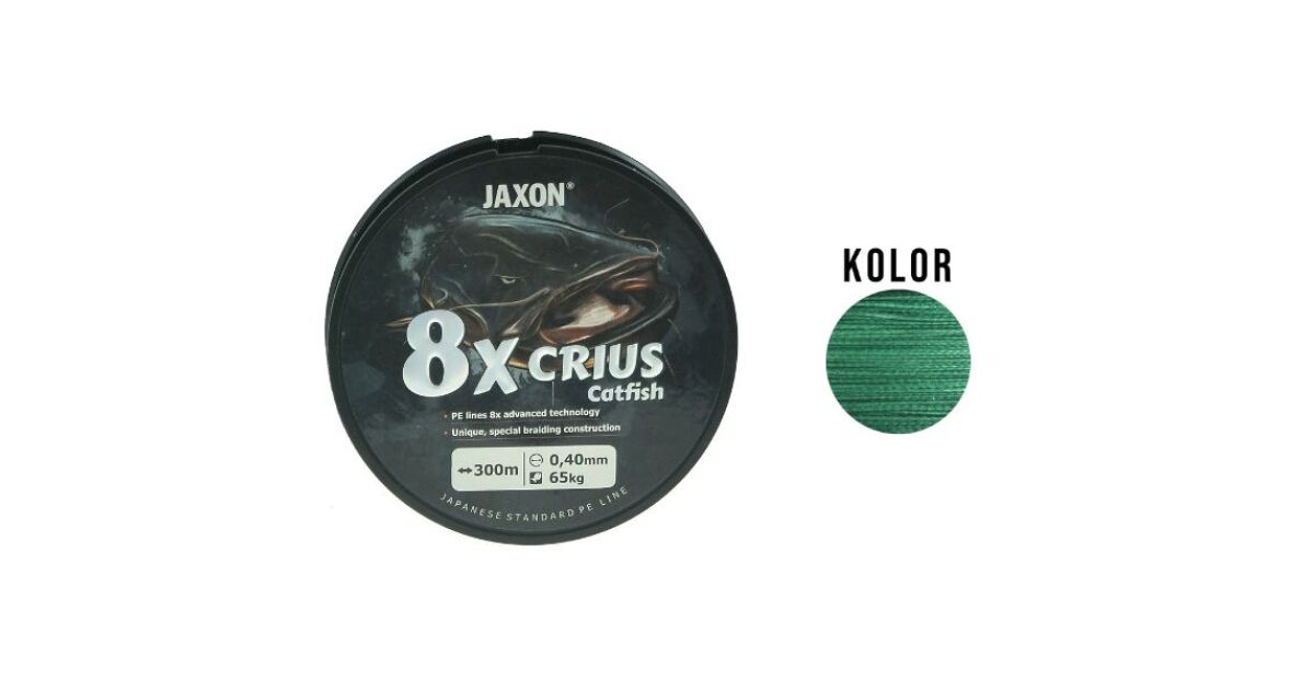 Jaxon crius 8x catfish green 0,40 300,0m | Pepita.hu