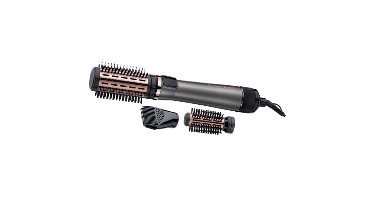 Perie rotativa Remington Keratin Protect AS8810, 1000W, cheratina, ulei ...