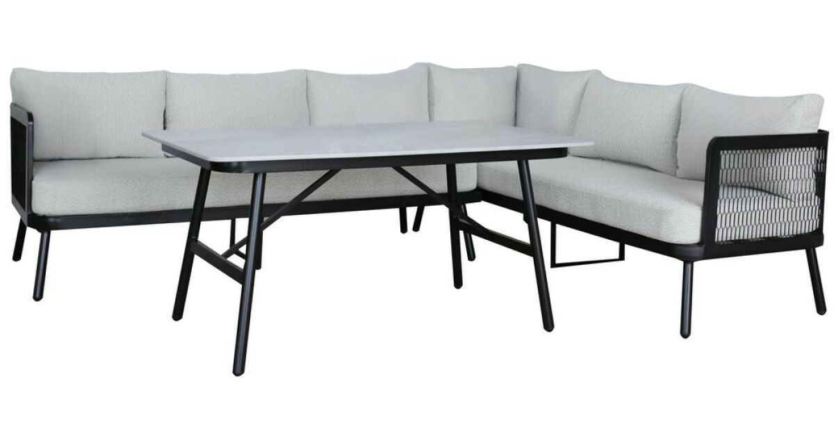 Rojaplast Edinburgh alumínium kerti sarok bútor garnitúra | Pepita.hu