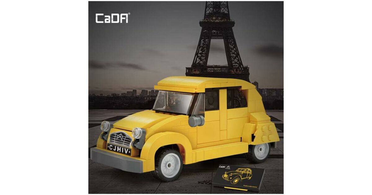 CaDA® C55021W - Citroen 2CV - kacsa - lego-kompatibilis építőjáték ...