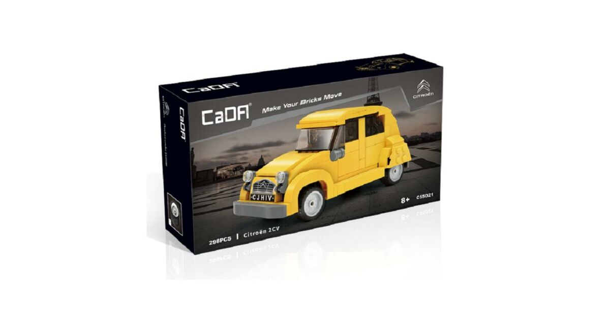 CaDA® C55021W - Citroen 2CV - kacsa - lego-kompatibilis építőjáték ...