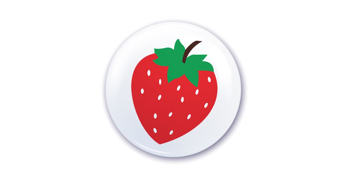 Ovis jel szekrényre Eper mintával | Pepita.hu