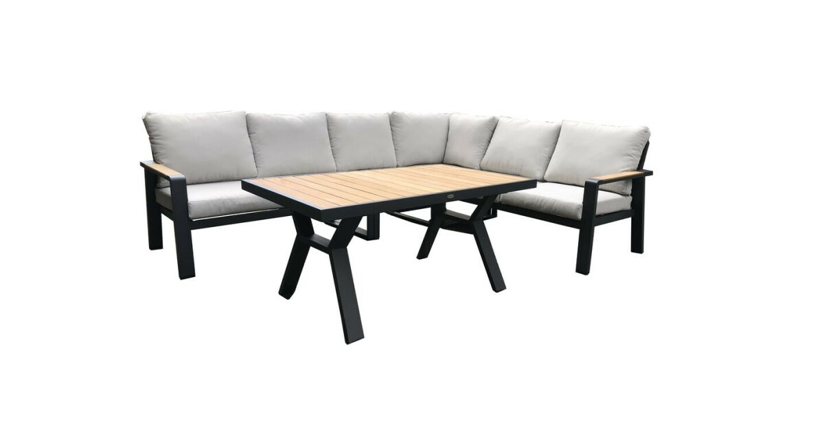 Rojaplast Rotterdam alumínium sarok kerti bútor garnitúra | Pepita.hu