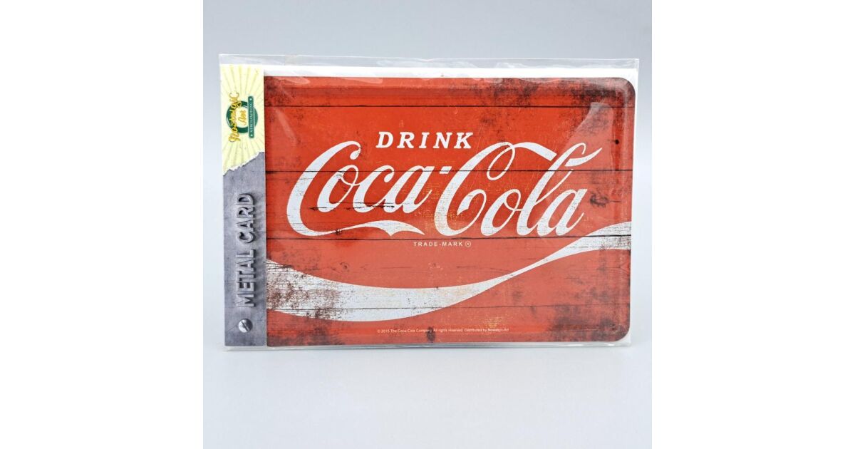 Nostalgic Art fém képeslap Coca Cola | Pepita.hu