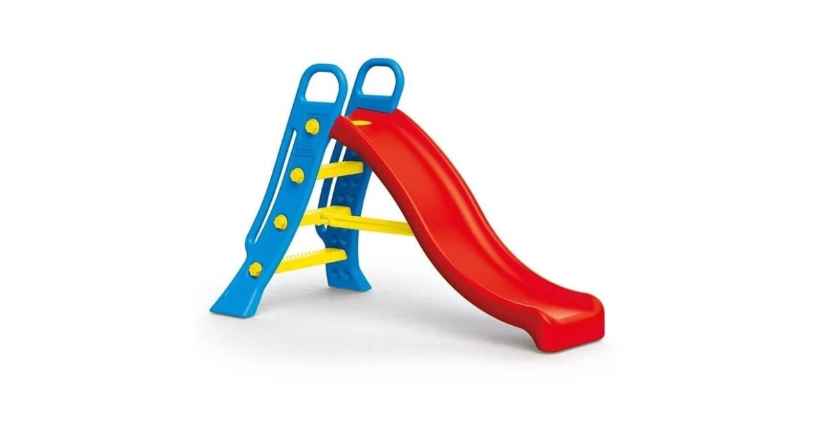 Tobogan din Plastic Colorat, cu Gaura pentru Furtun de Apa, 24luni ...