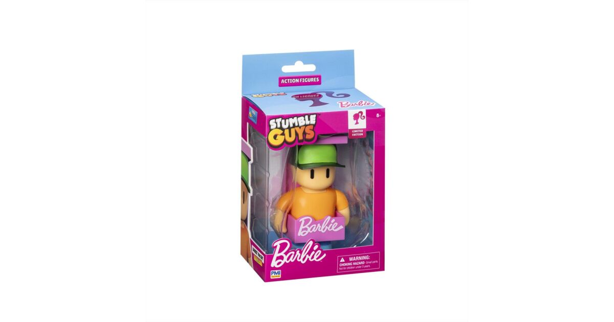 Stumble Guys x Barbie meglepetés figura dobozban, 11,5 cm | Pepita.com