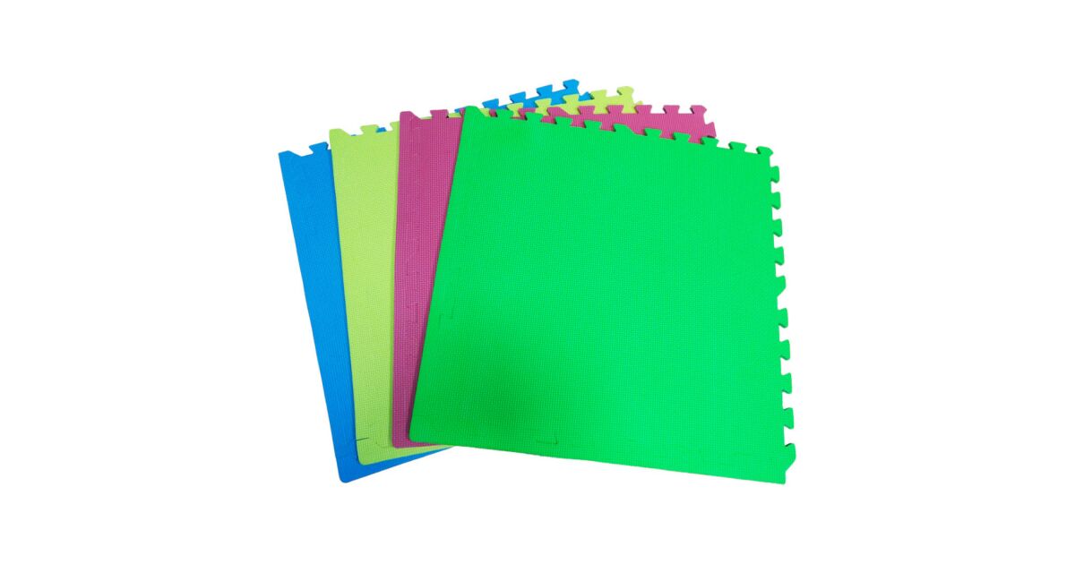 Puzzle szõnyeg, EVA, padlóborítás, 4 lap, 63x63 cm, PVC Csom | Pepita.hu