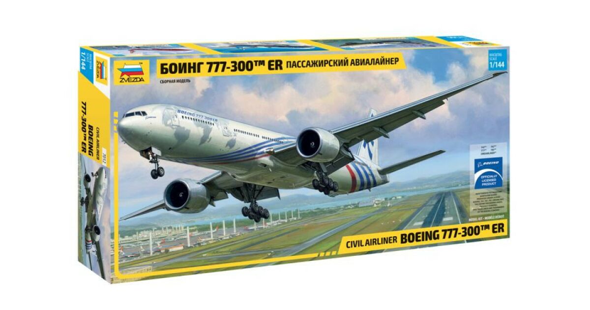 Zvezda Boeing 777-300ER 1:144 (7012) | Pepita.com