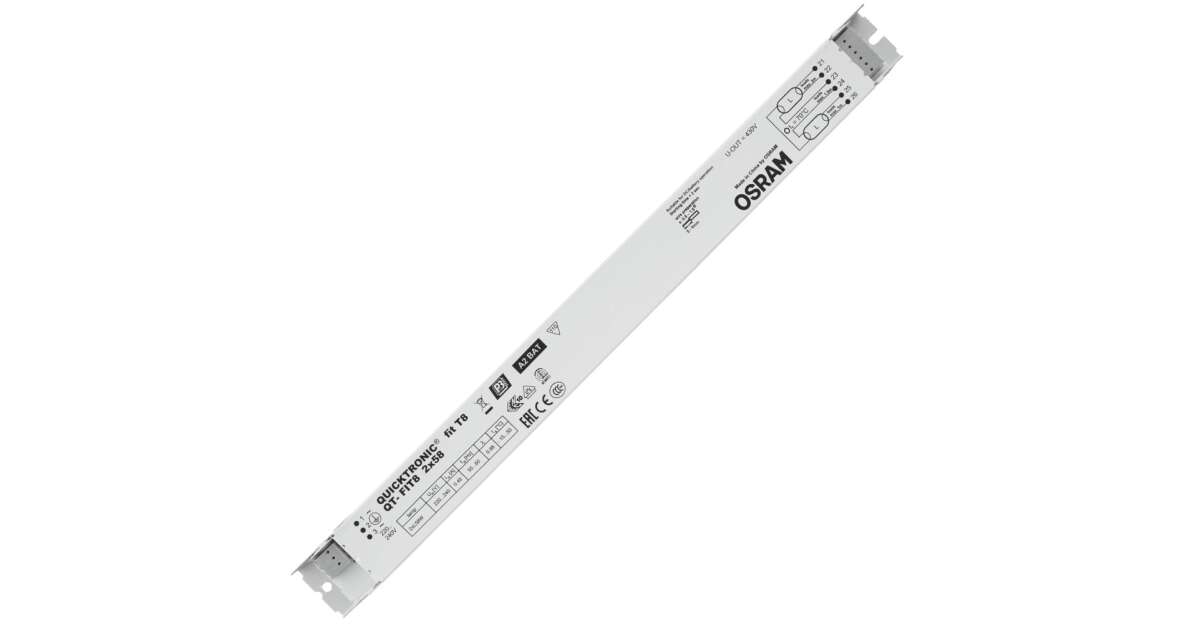 Osram QT-FIT8 2x58 T8 ECG, fénycső működtető egység | Pepita.hu