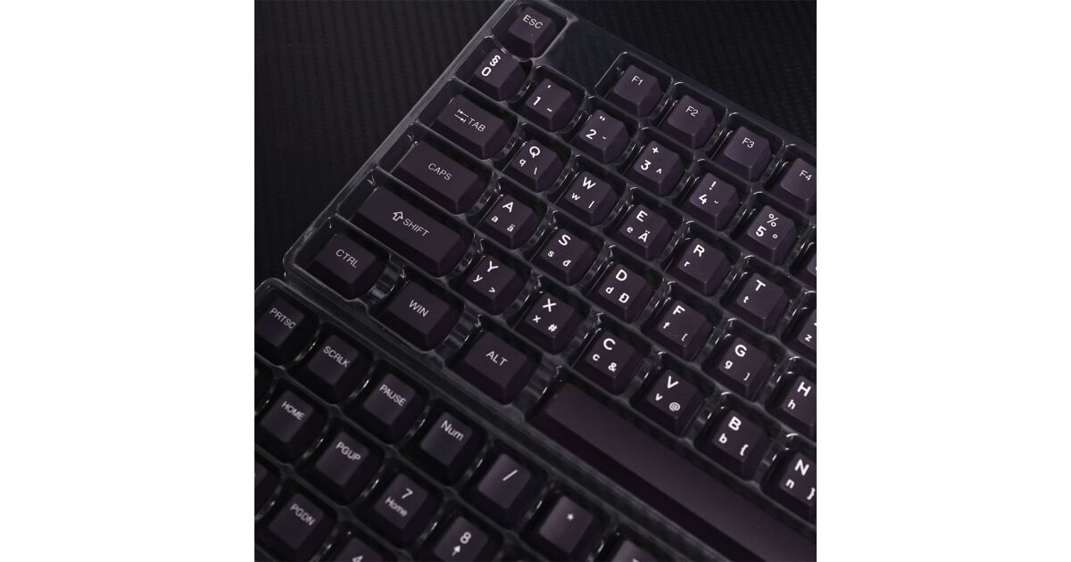 Ventaris Phoenix Keycap KC-400 slim – maďarská sada klávesov PBT ...