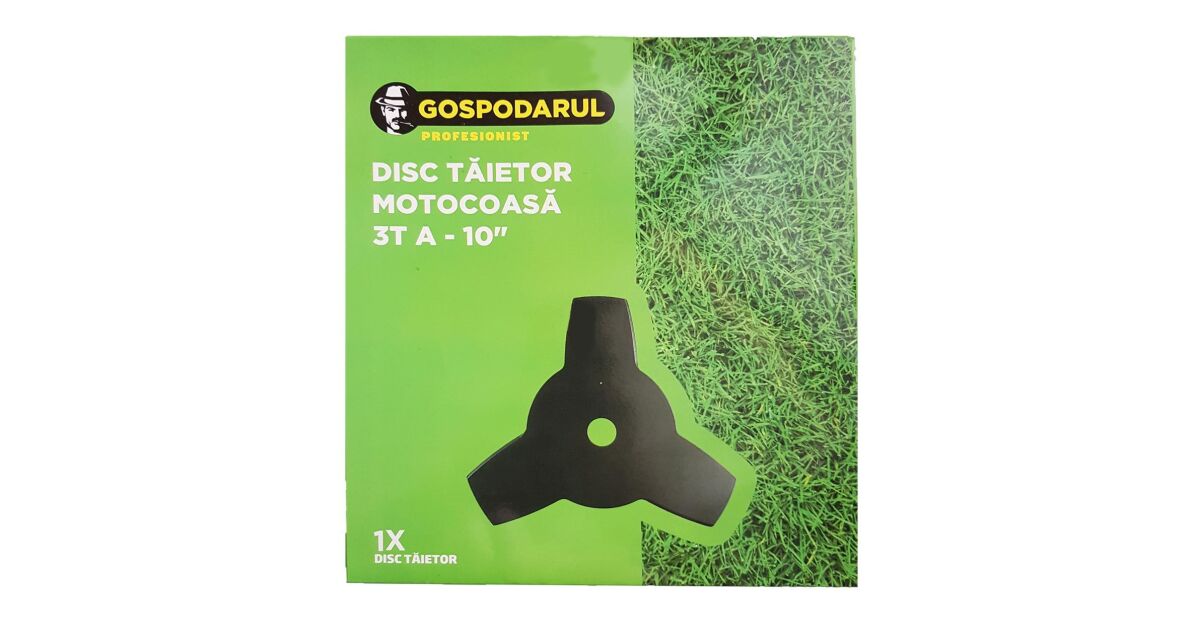 Disc motocoasa cu 3 cutite A-10 255x25.4mm | Pepita.com