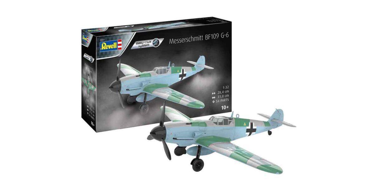 Revell Model Set Messerschmitt Bf109G-6 easy-click-system 1:48 (63653 ...