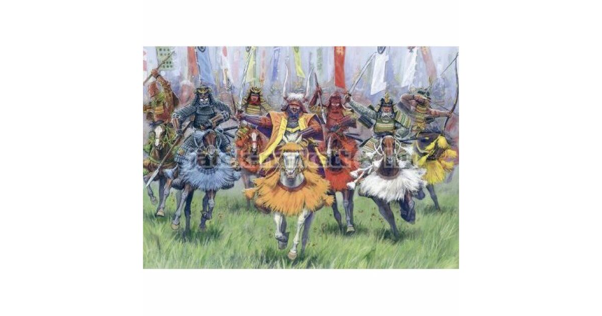 Zvezda Samurai Warriosrs-Cavalry XVI-XVII A.D. 1:72 (8025) | Pepita.com