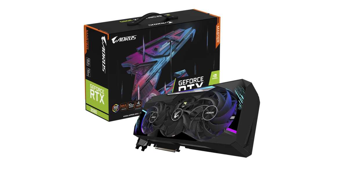 Karta graficzna Gigabyte RTX 3080 AORUS MASTER 10G | Pepita.com