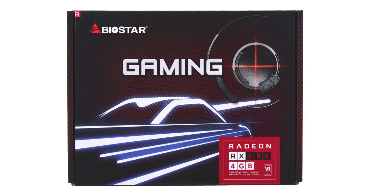 Biostar Radeon RX550 AMD Radeon RX 550 4 GB GDDR5 videókártya | Pepita.hu