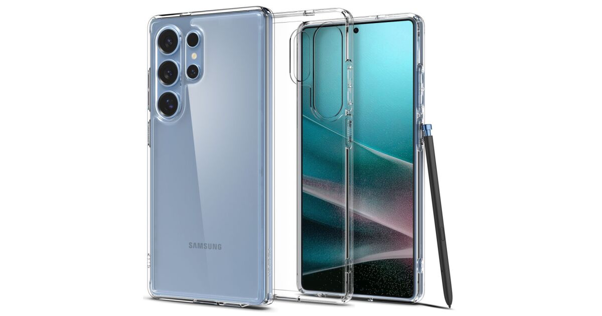 Samsung Galaxy S25 Ultra tok - Spigen Ultra Hybrid - kristálytiszta ...
