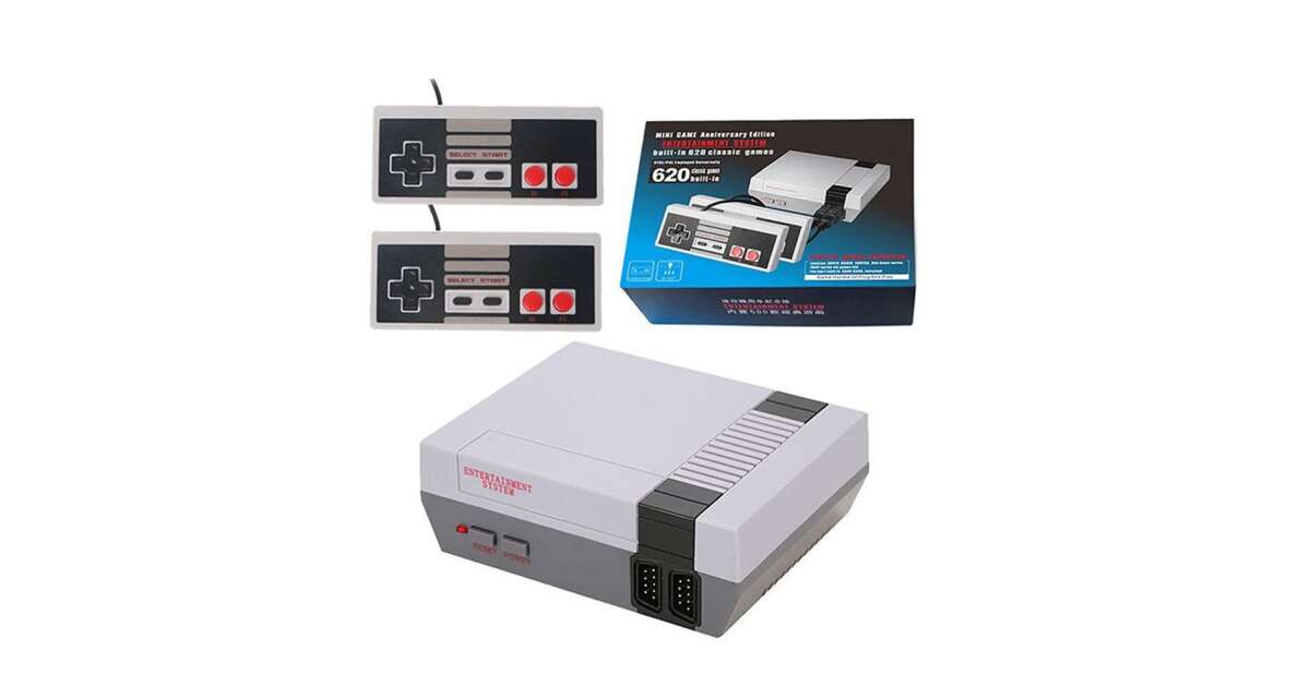 Retrolax Retro tv játék consol 620 beépített játékkal 2 irányítóval ...