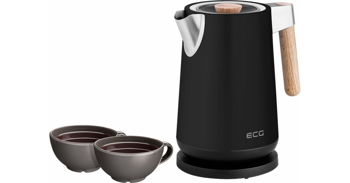 Fierbator electric ECG RK 1768 Strix Timber Black, 1.7 litri, 2200 W ...