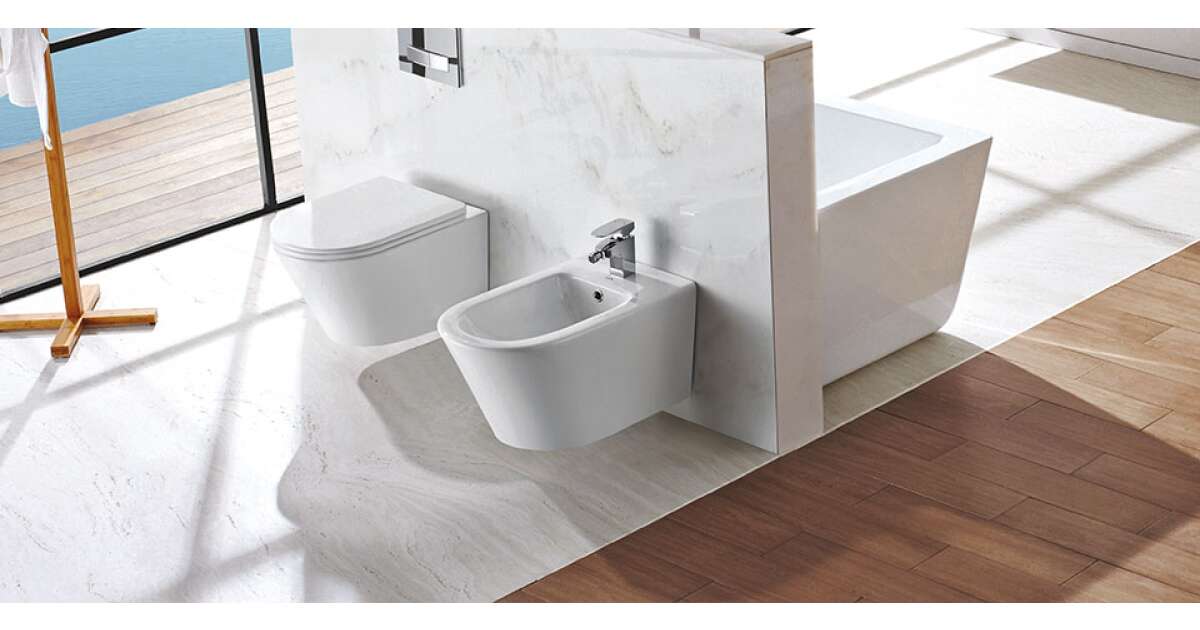 Wellis Clement Fali WC rimless + Bidé | Pepita.hu