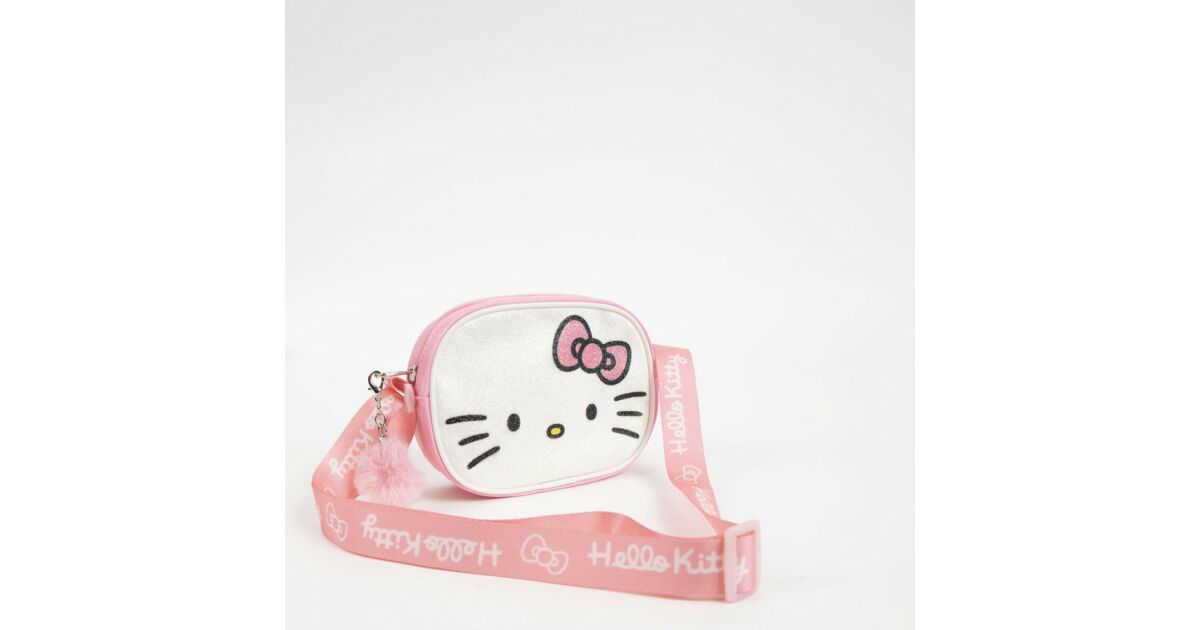 Чанта през рамо с брокат Hello Kitty Whiskers | Pepita.com