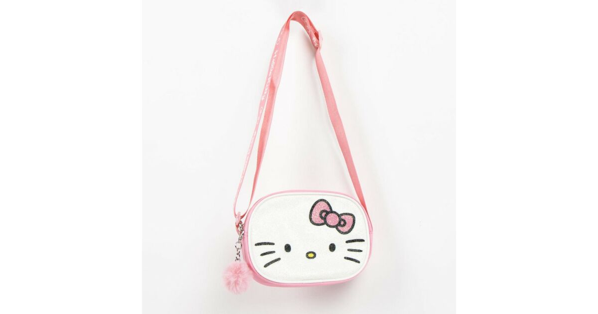 Чанта през рамо с брокат Hello Kitty Whiskers | Pepita.com