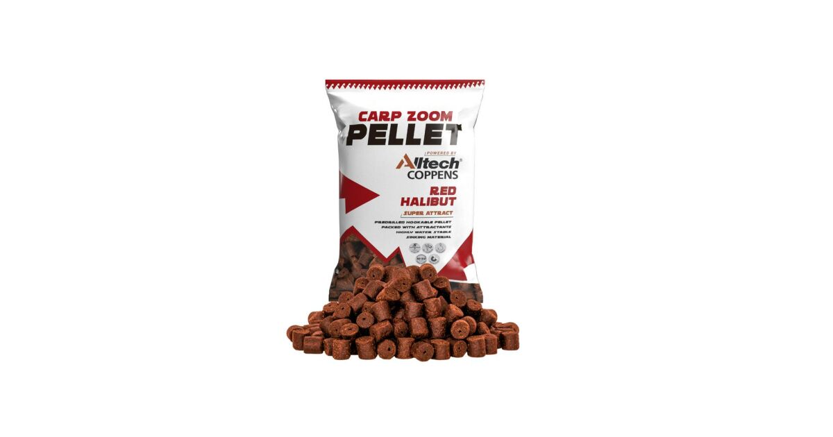 Cz red halibut pellet, 15 mm, halibut, 800 g | Pepita.hu