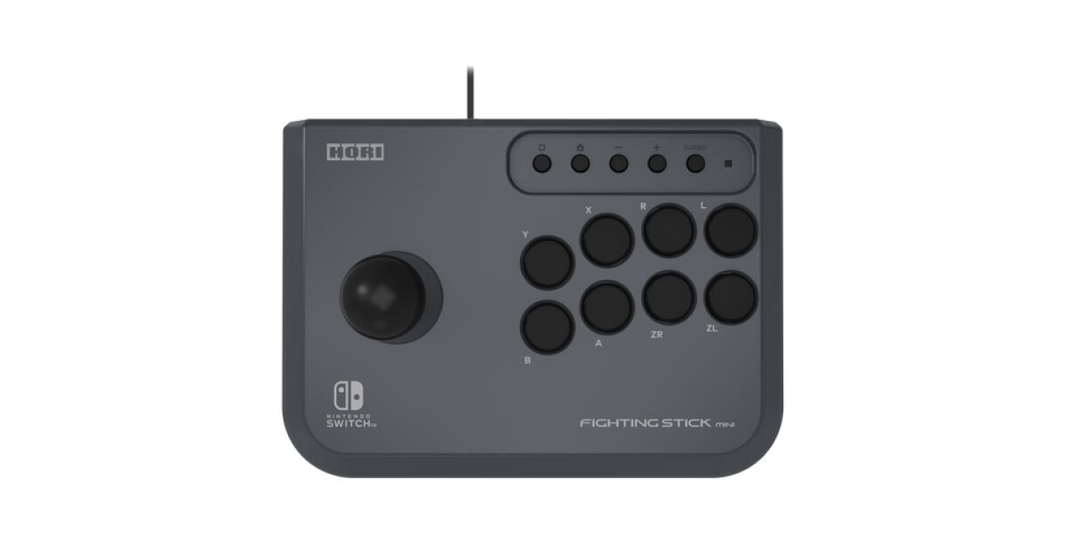 Hori Fighting Stick Mini, Nintendo Switch/OLED, PC, Arcade, Grau ...