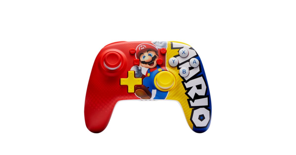 PowerA Enhanced Wireless, Nano Kids, Nintendo Switch/Lite/OLED, Mario ...