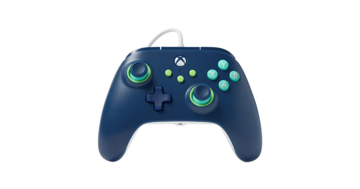 PowerA Wired, Xbox Series X|S, Xbox One, PC, Mariner Blue ...