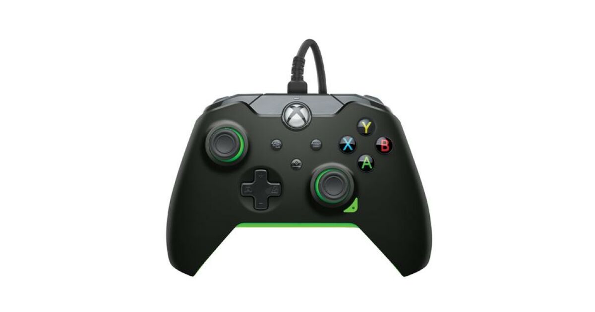PDP Wired, Xbox Series X|S, Xbox One, PC, Neon Black, Vezetékes ...