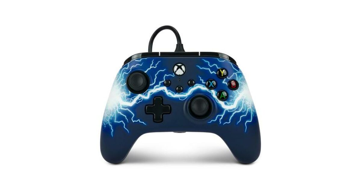 PowerA Advantage Wired, Xbox Series X|S, Xbox One, PC, Arc Lightning ...