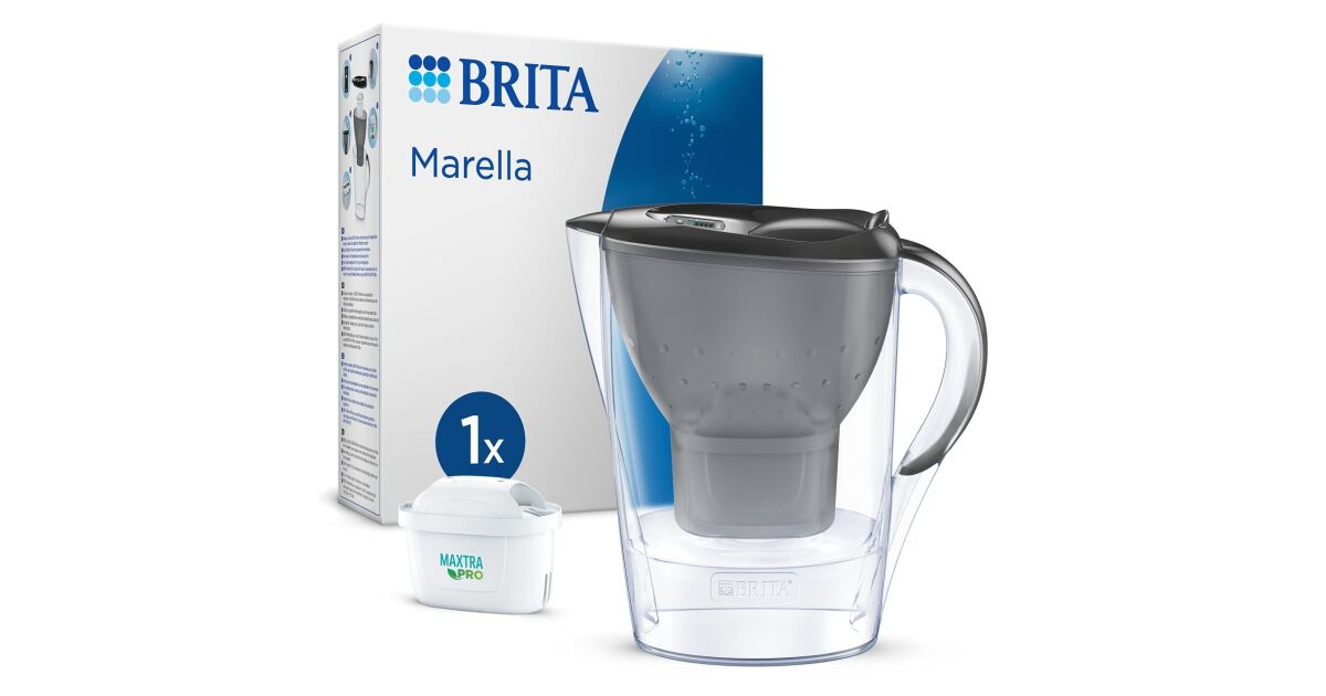 BRITA Filtru de apa Ulcior Marella grafit (2,4 l) incl. 1x cartus ...