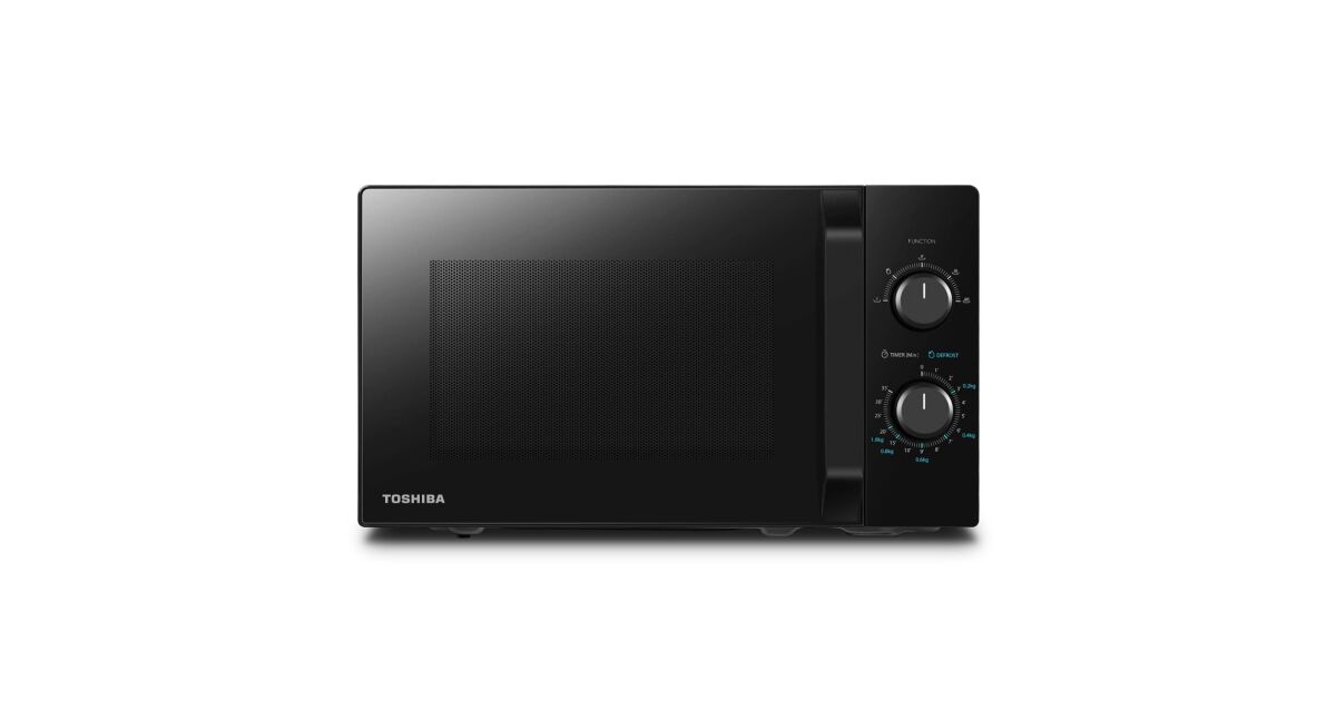 Toshiba MW2-MM20PF(BK) Cuptor cu microunde de sine statator/Cuptor cu microunde solo/20L/800W/5 ...