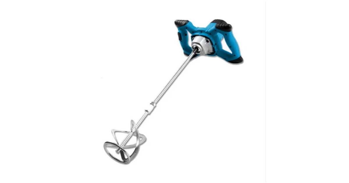 Hitman Elektrischer Handmischer für Farbe und Mörtel, 2 Mischstäbe, HT ...