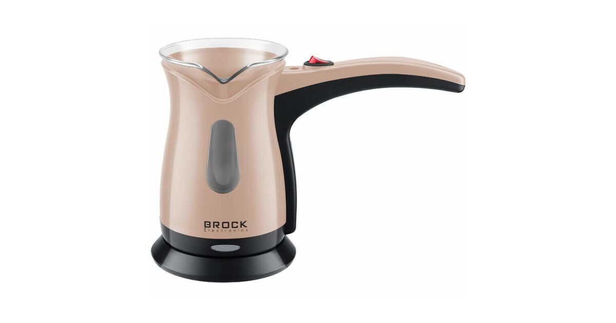 Brock ECP 106, 500 W, 0,5 L, Dupla fal, Mokka, Eszpresszó, Rozsdamentes ...