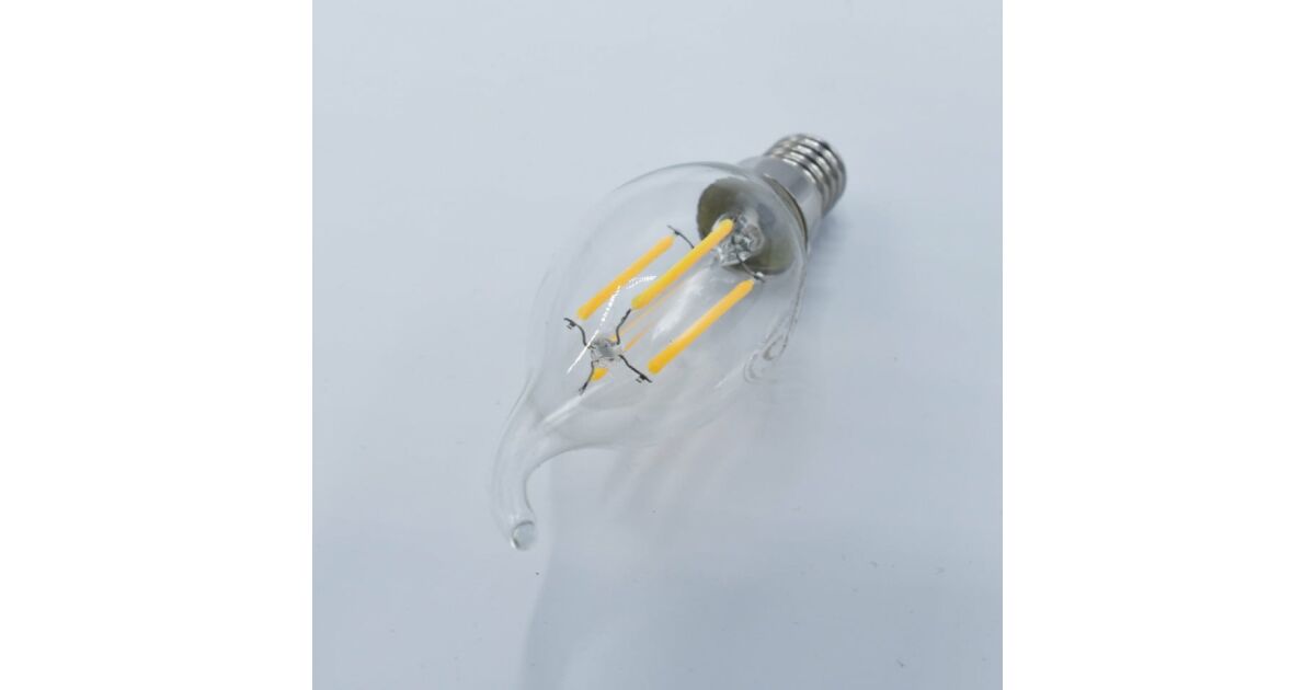 Vintage LED-Filamentlampe Horoz Electric, 6W (48W), E14, Flammenform ...