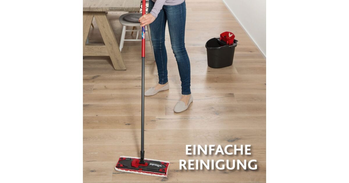 Set complet mop de podea Vileda Ultramax 2in1, mop cu maner, capac din ...