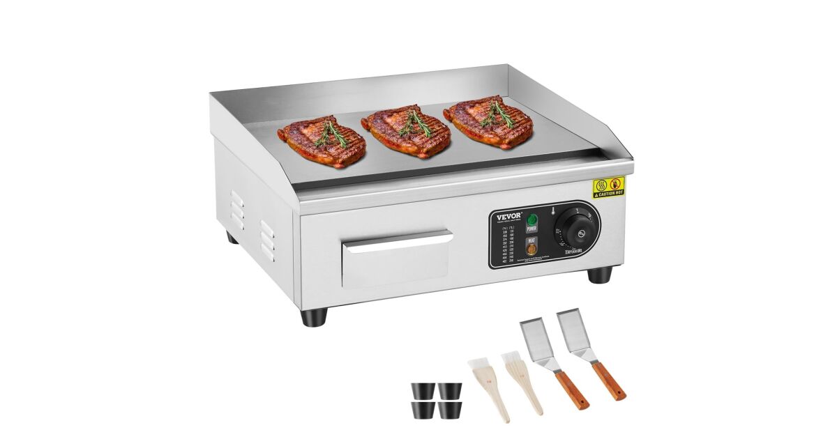 Plita electrica VEVOR, 2800 W, temperatura reglabila 50 - 300 degC ...