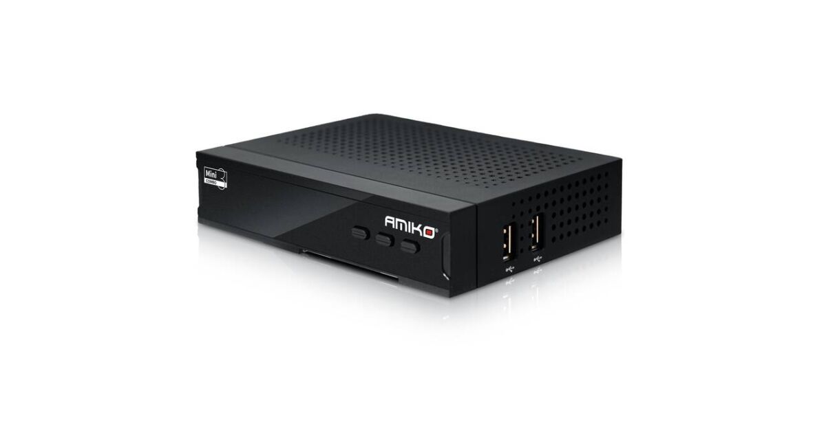 Amiko Mini Combo 3 Full HD DVB-S/S2/T2/C Set Top Box beltéri egység | Pepita.hu