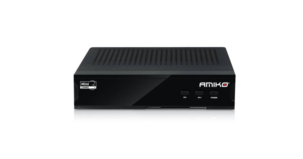 Amiko Mini Combo 3 Full HD DVB-S/S2/T2/C Set Top Box beltéri egység ...