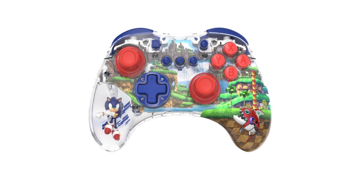 PDP REALMz, Nintendo Switch, LED-Beleuchtung, Sonic: Green Hill Zone ...