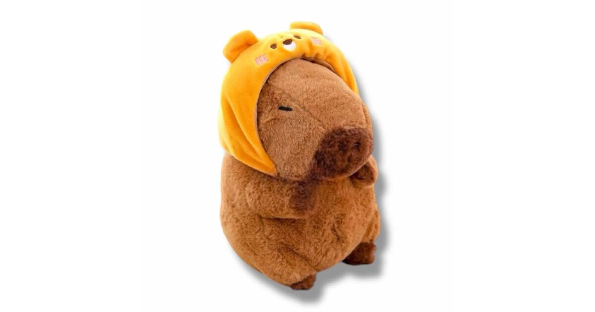 Capybara 25 cm-es plüss sapkával | Pepita.hu