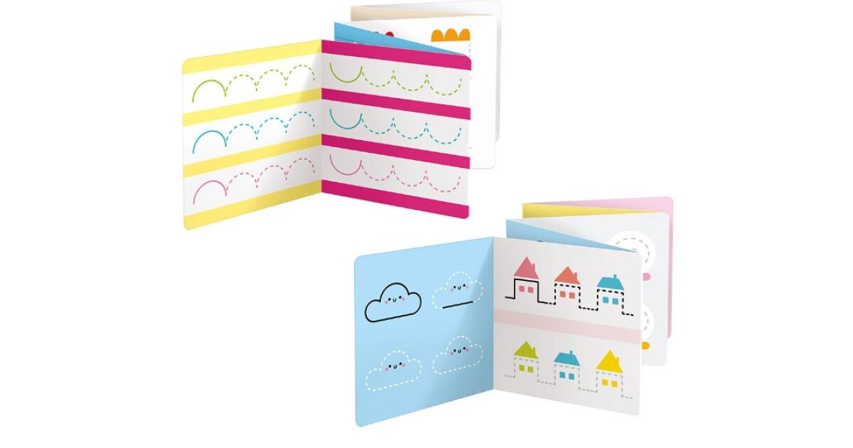 Kifestő és nyomkövető könyv gyerekeknek Banana Panda Ready To Trace ...