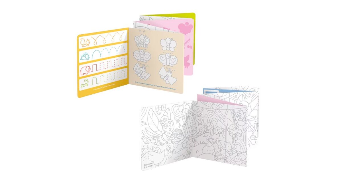 Kifestőkönyv gyerekeknek Banana Panda I Love Coloring, képek ...