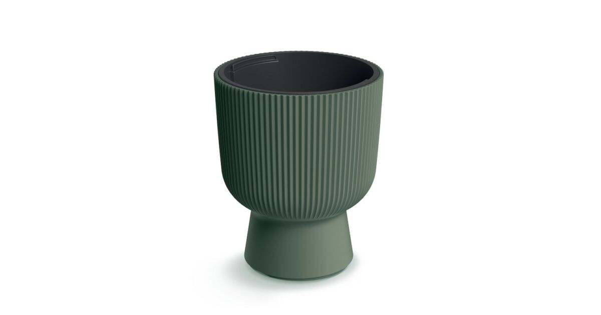 Milly Design Kaspó Fenyőzöld Bordázott 30 cm, 3db-os csomag | Pepita.hu