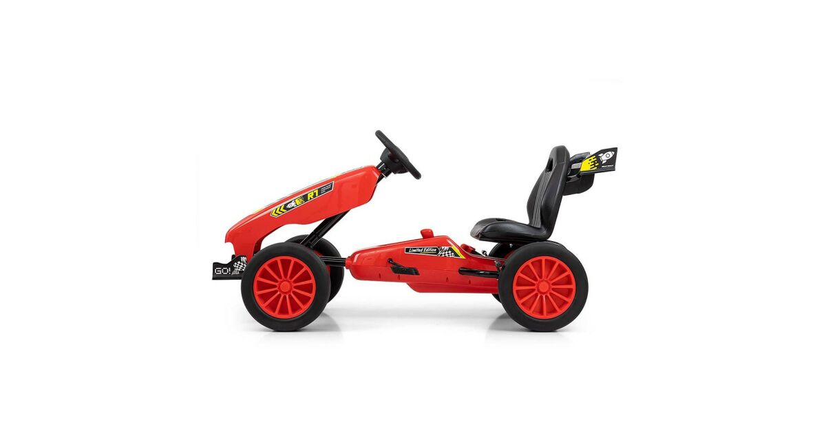 Go-kart Milly Mally Rocket pedálos gyerek gokart piros | Pepita.hu