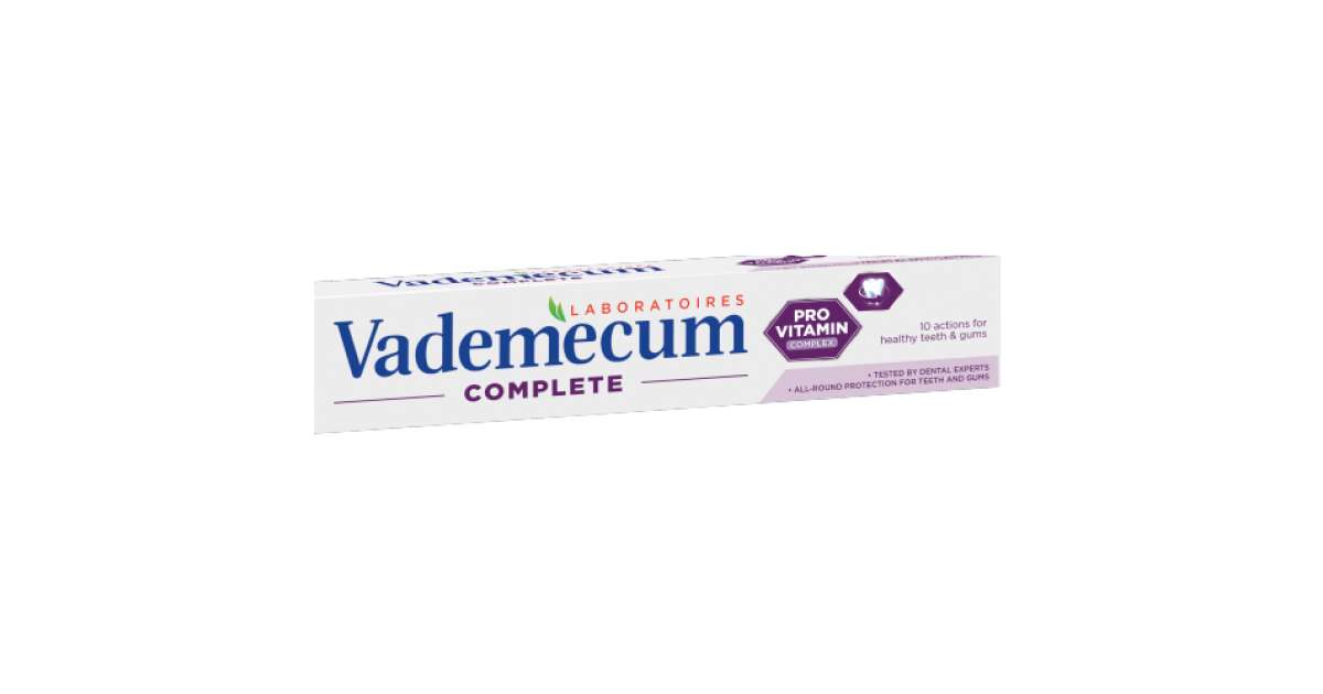 Vademecum toothpaste Pro Vitamin Complete 75 ml | Pepita.com