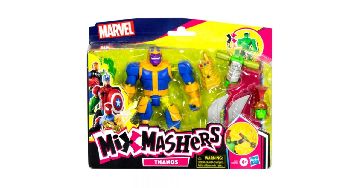 Marvel Mix Mashers: Bosszúállók Thanos figura kiegészítőkkel - Hasbro ...