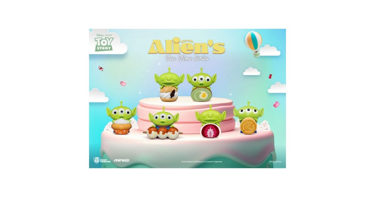 Toy Story Mini Egg Attack Figures Alien's Tea Time Series Set 10 cm ...